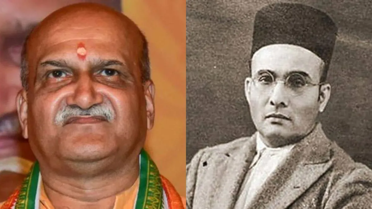 कर्नाटक: 'सावरकर का पोस्टर छुआ तो हाथ काट दूंगा', श्रीराम सेना के ... कर्नाटक: 'सावरकर का पोस्टर छुआ तो हाथ काट दूंगा', श्रीराम सेना के ...