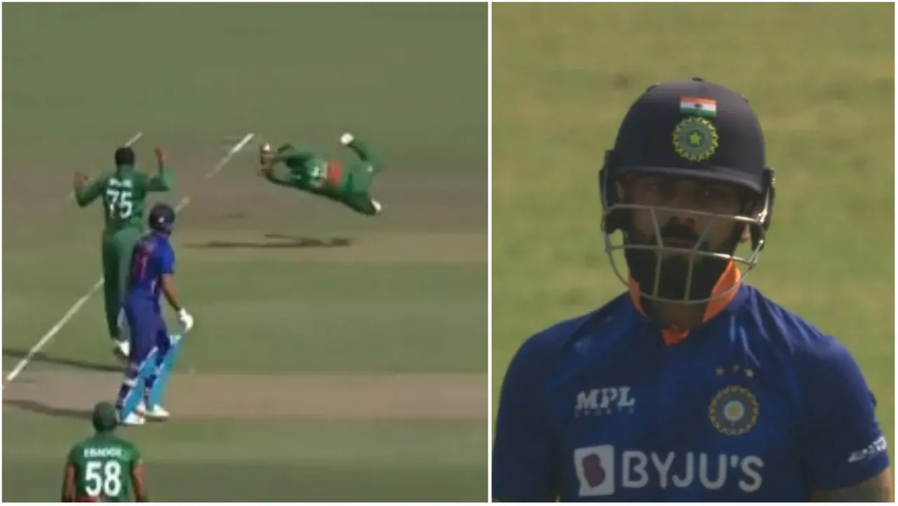 जिस कैच पर विराट आउट हुए, खुद उन्हें भी नहीं हो रहा यकीन! - The Lallantop