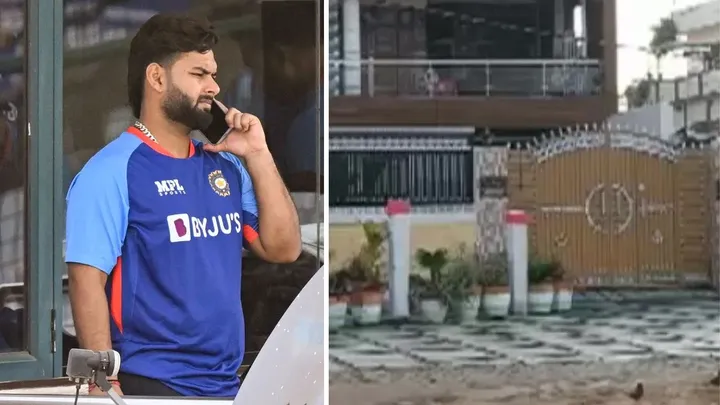 Railways put pillars outside Rishabh Pant house in Roorkee