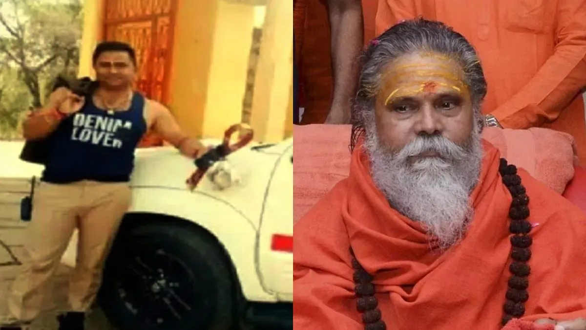 महंत नरेंद्र गिरि का गनर 'करोड़पति', 40 लाख की कार, 2 फ्लैट, केस दर्ज - The Lallantop