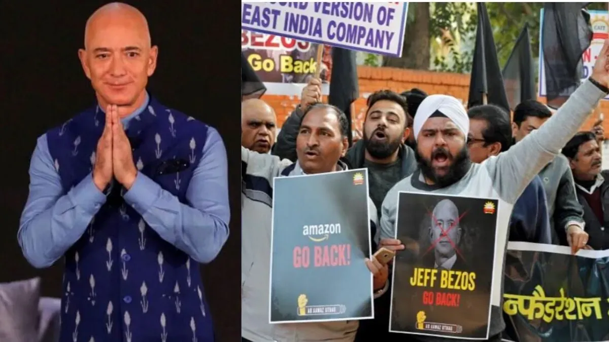 Amazon के CEO जेफ बेजोस के भारत आने पर विरोध क्यों हो रहा है? - The ...